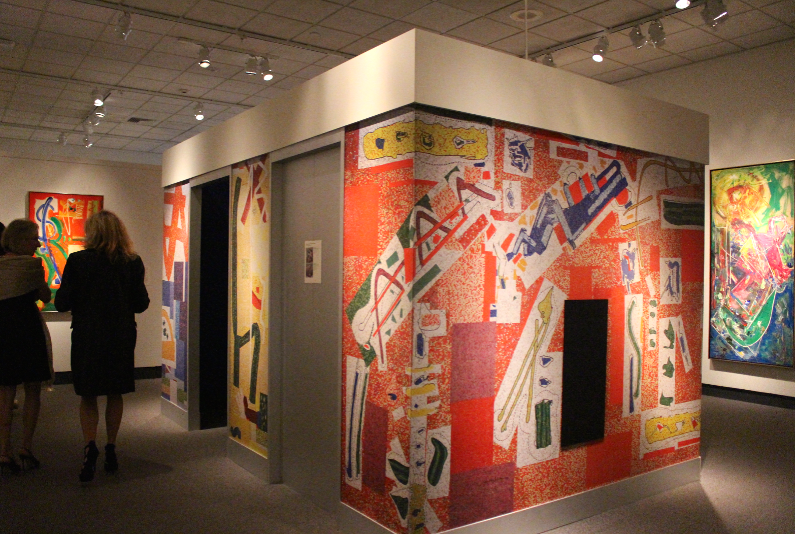 Mad Men Era Murals of Hans Hofmann on Display at Bruce Museum ...