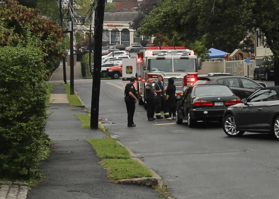 Car Crashes after Backing out of Chabad Pre School Driveway | Greenwich ...