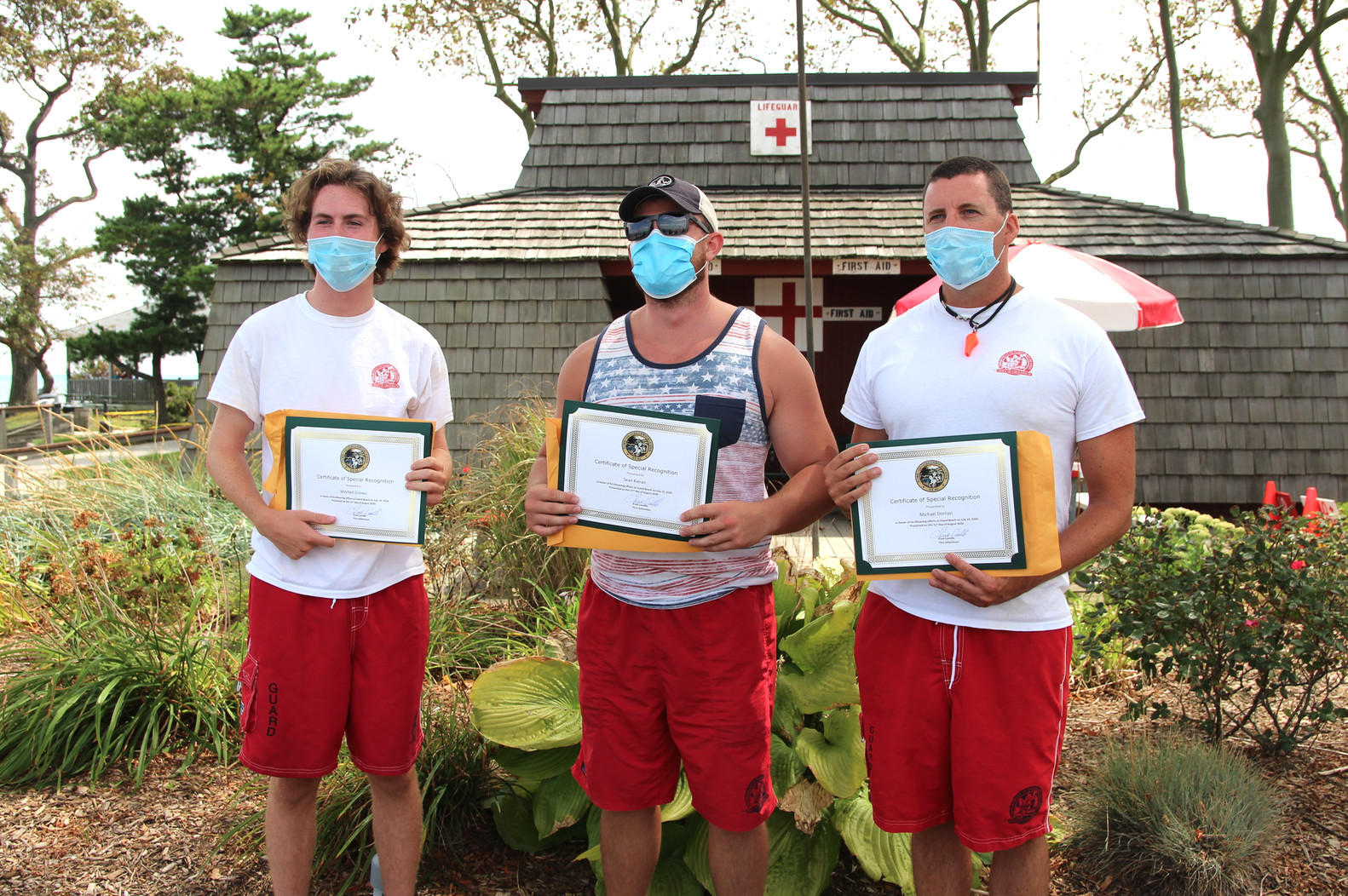 Lifeguards Honored by First Selectman Camillo for Rescue Under Pier at ...