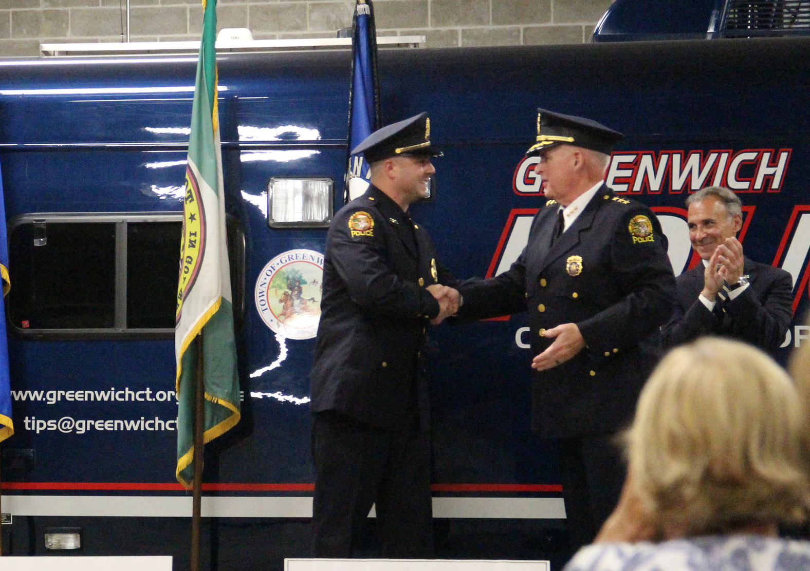 Greenwich Police Dept Celebrates Four Promotions: “With rank comes ...