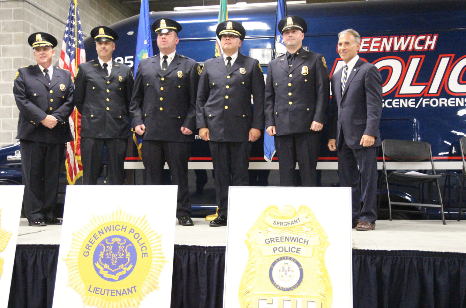 Greenwich Police Dept Celebrates Four Promotions: “With rank comes ...