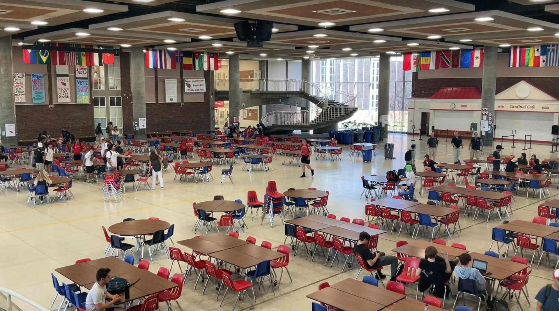 GHS Reimagines 70s Era Student Center: Work Stations, High Tops, New ...