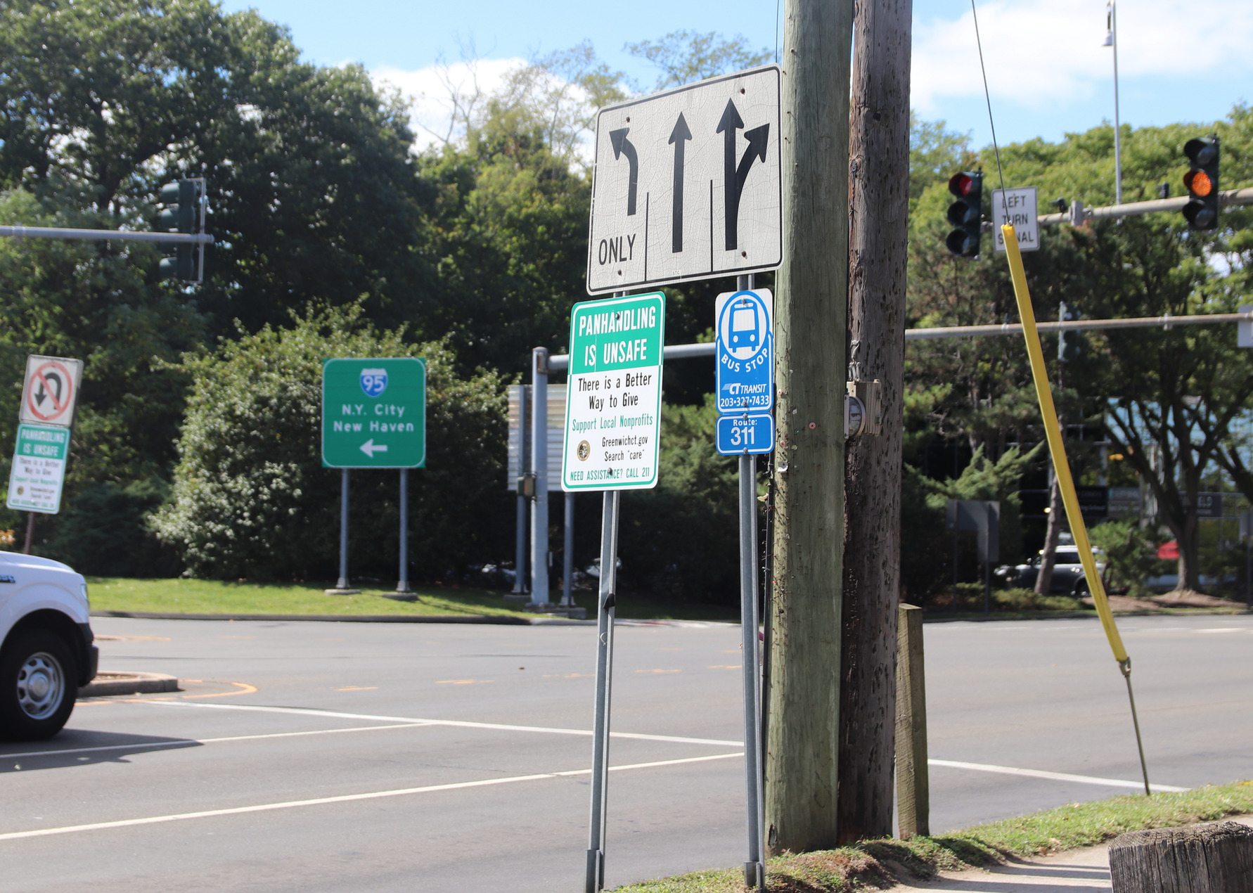 New Panhandling Signs Discussed by Greenwich Board of Selectmen ...