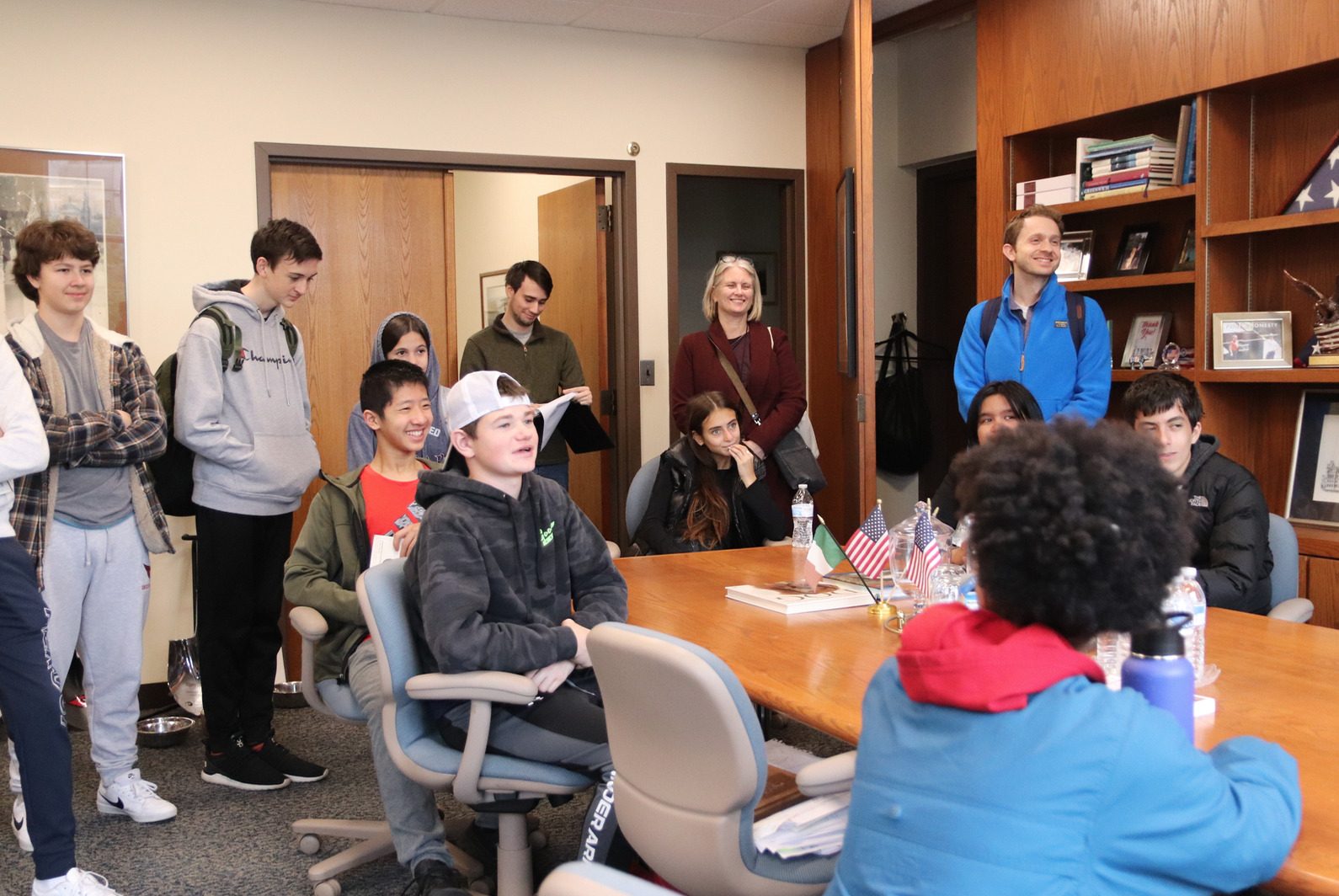 GHS Innovation Lab Students Pepper First Selectman with Questions ...