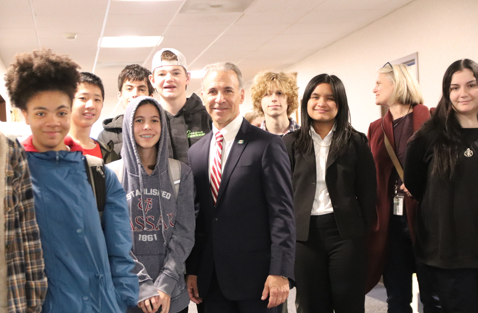 GHS Innovation Lab Students Pepper First Selectman with Questions ...