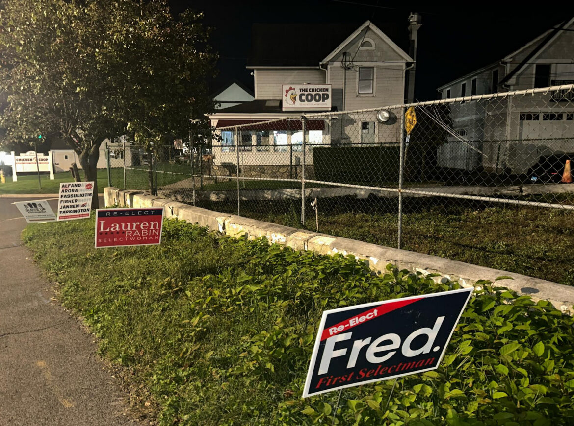Candidates for First Selectmen Speak out as Early Campaign Signs Appear ...