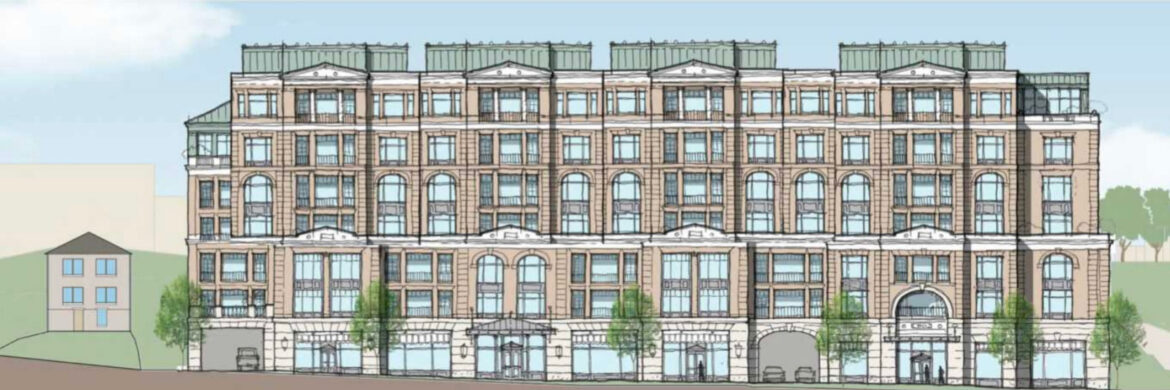 Multi-Story Buildings Proposed at Former Honda Dealership on Both Sides ...