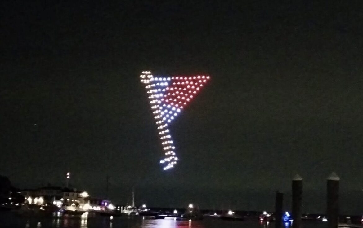 Indian Harbor Light Show Created by Drones Marks Club’s 135th ...