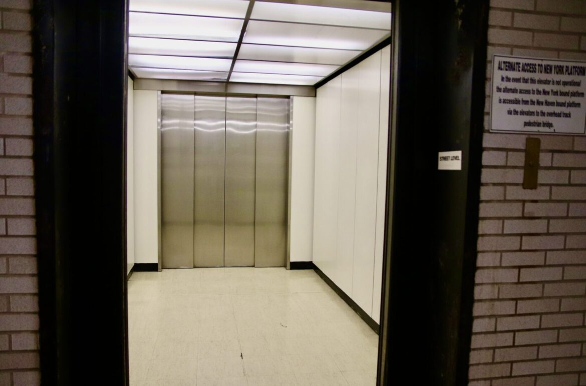 Town Elevator at Train Station Repaired in Time for “Greenwich Crossing ...