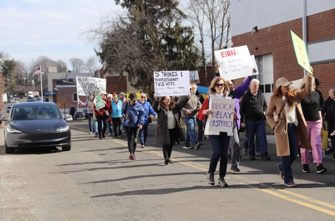 “Tesla Takedown” Draws Hundreds of Protesters against Trump and Musk to ...