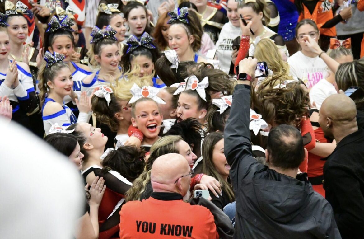 Greenwich High School Varsity Cheer Wins States. Go Big Red ...